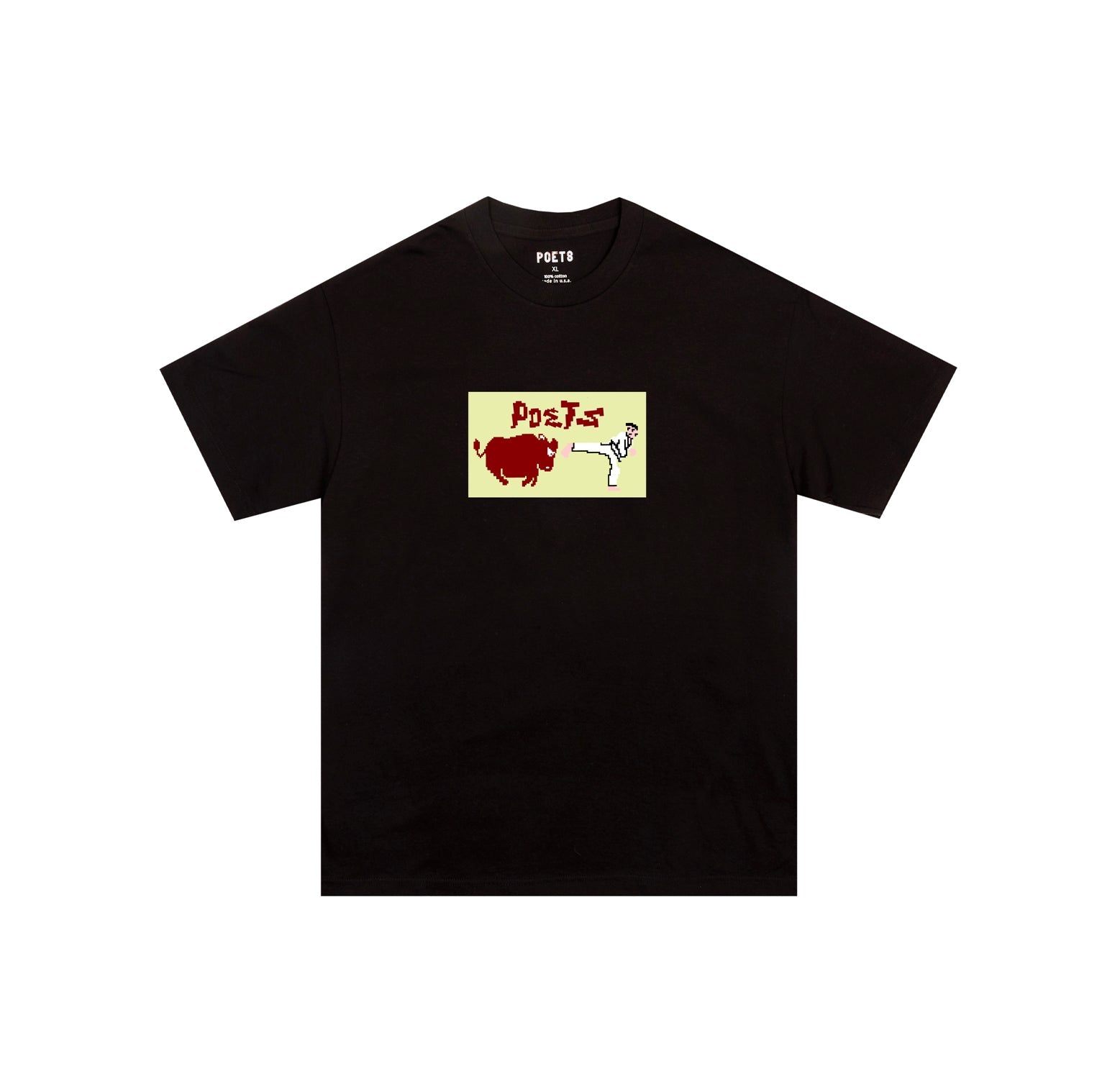 Poets Champ Tee - Black – Palm Isle Skateshop