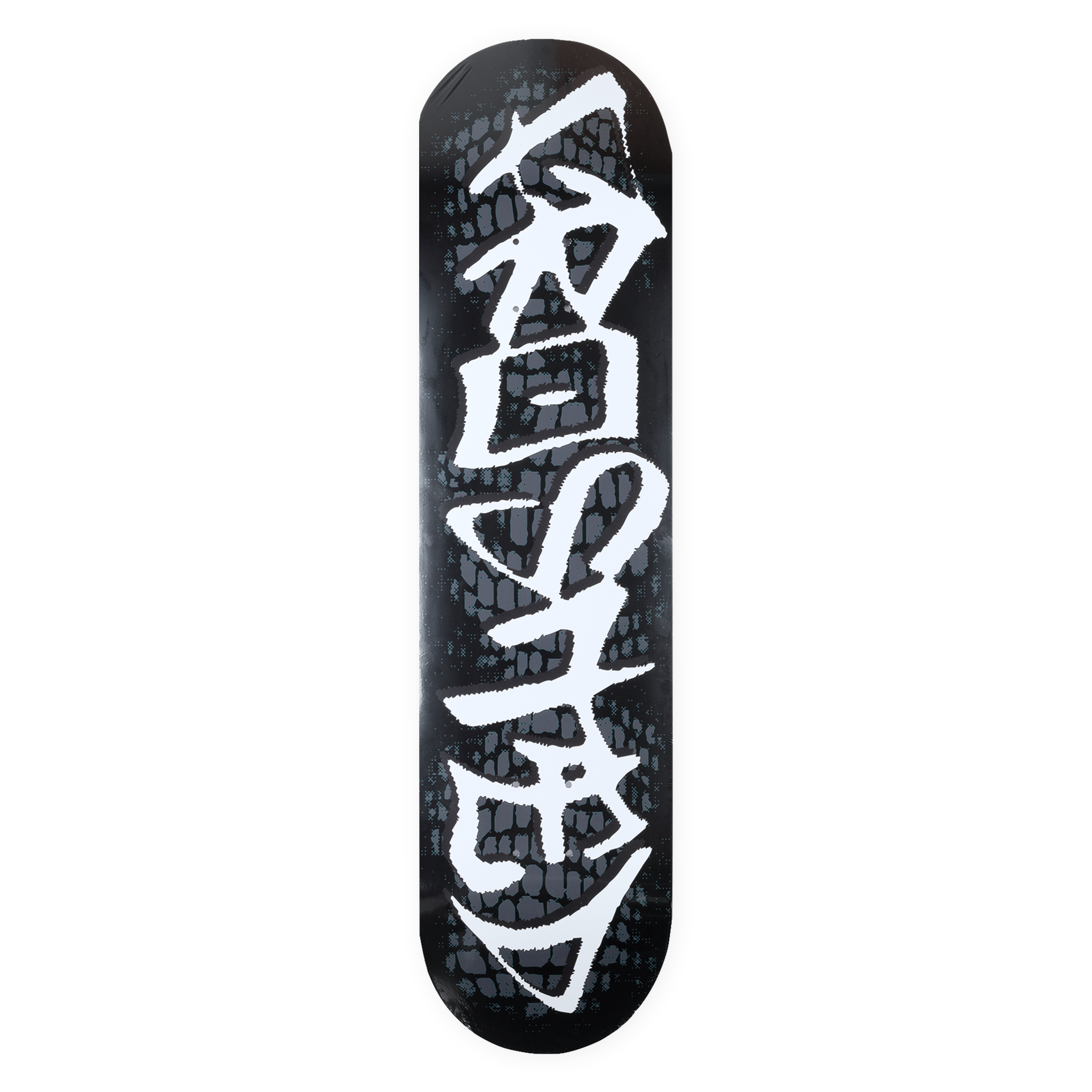 Frosted Handstyle Black/Blue Deck - 8.75" – Palm Isle Skateshop