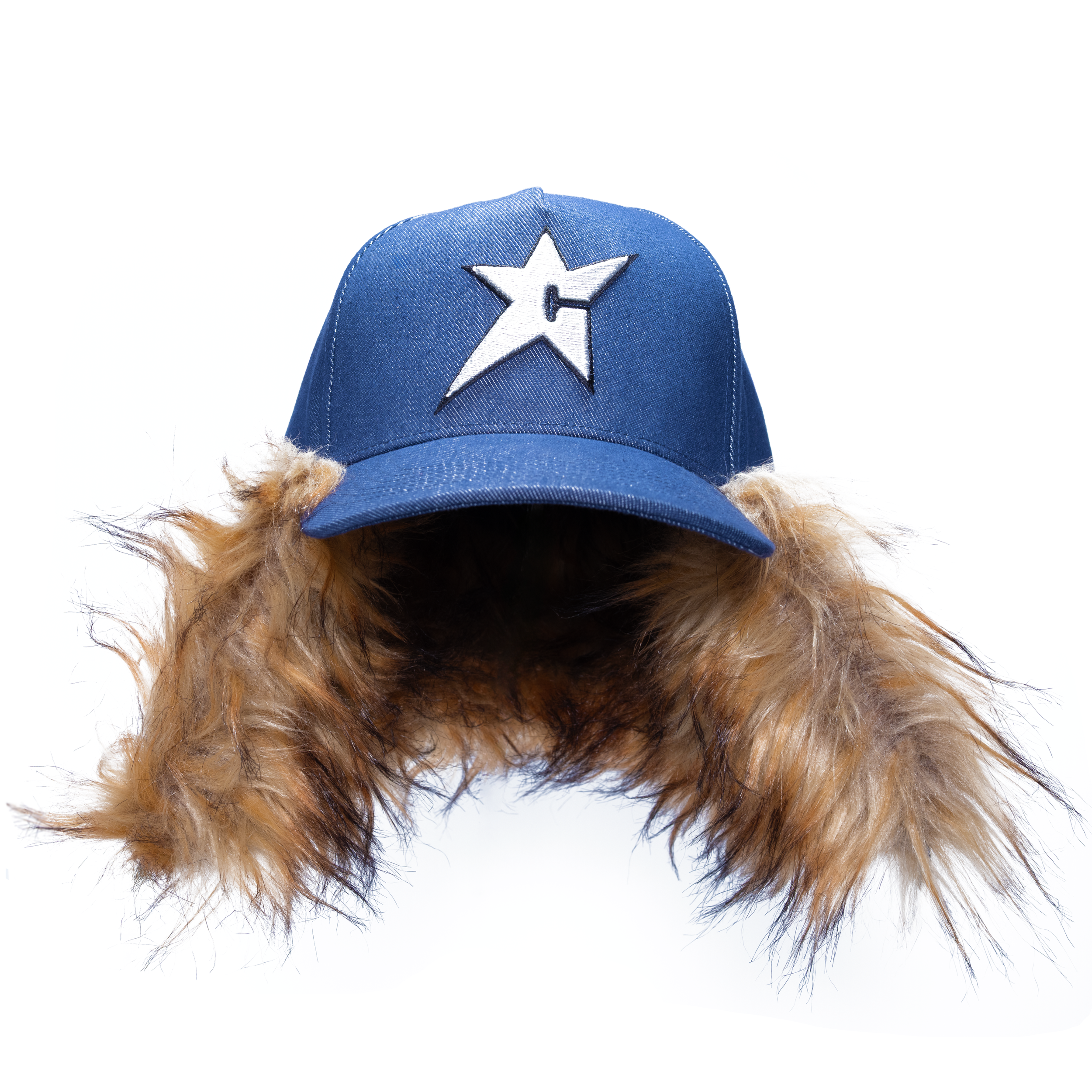 Carpet Company C-Star Fur Hat - Dark Denim – Palm Isle Skateshop