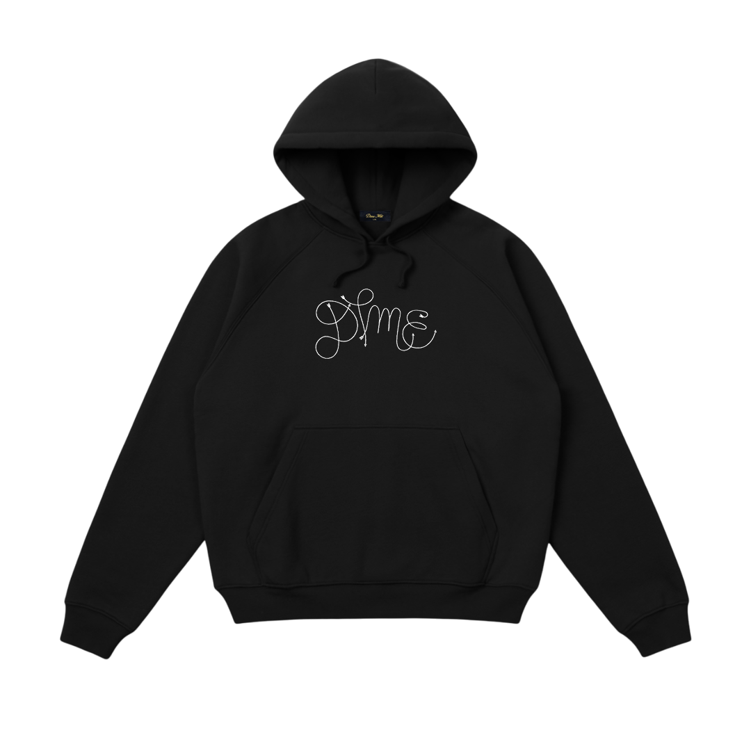 Dime Tell Hoodie - Black – Palm Isle Skateshop