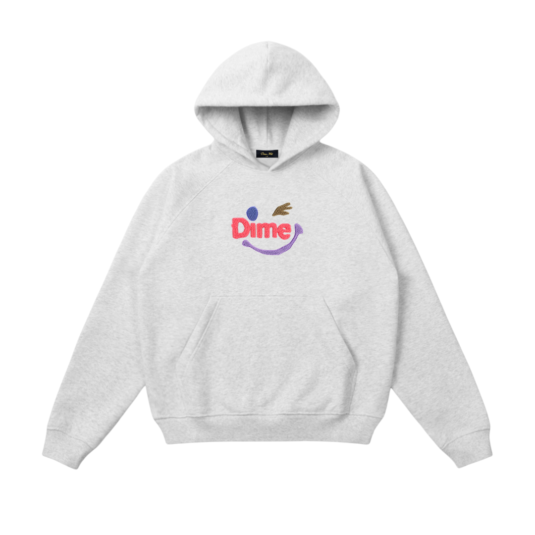Dime Winky Hoodie - Ash – Palm Isle Skateshop