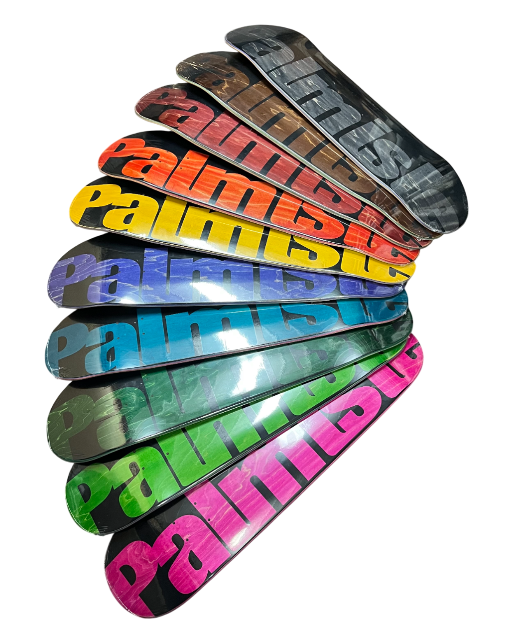 Palm Isle Bold Symmetrical Deck – Palm Isle Skateshop