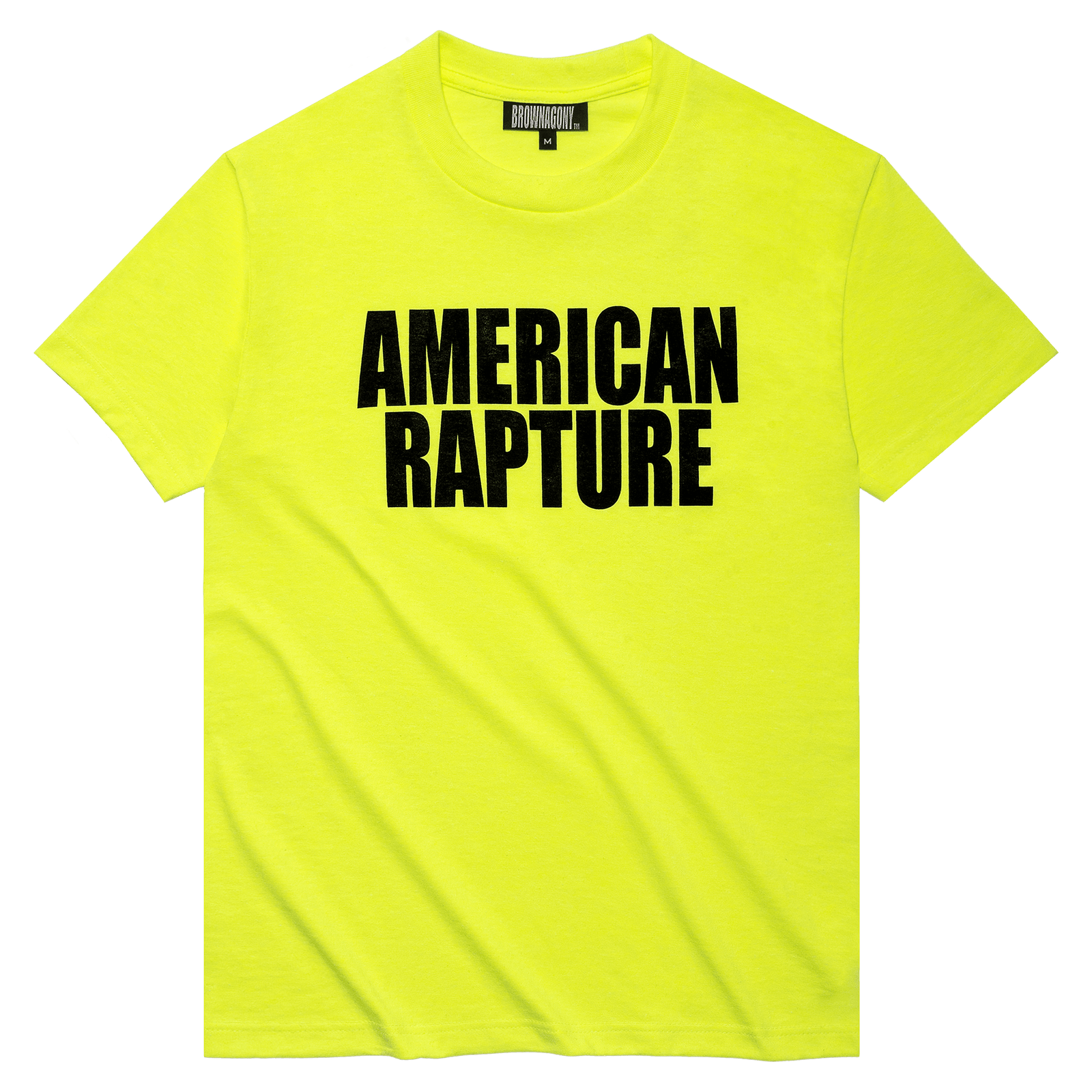 Violet "American Rapture" Tee - Safety Green – Palm Isle Skateshop