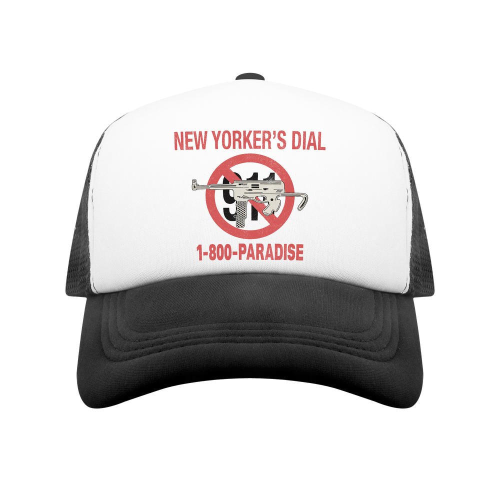 Paradise NYC New Yorkers Dial Trucker Hat - Black – Palm Isle Skateshop