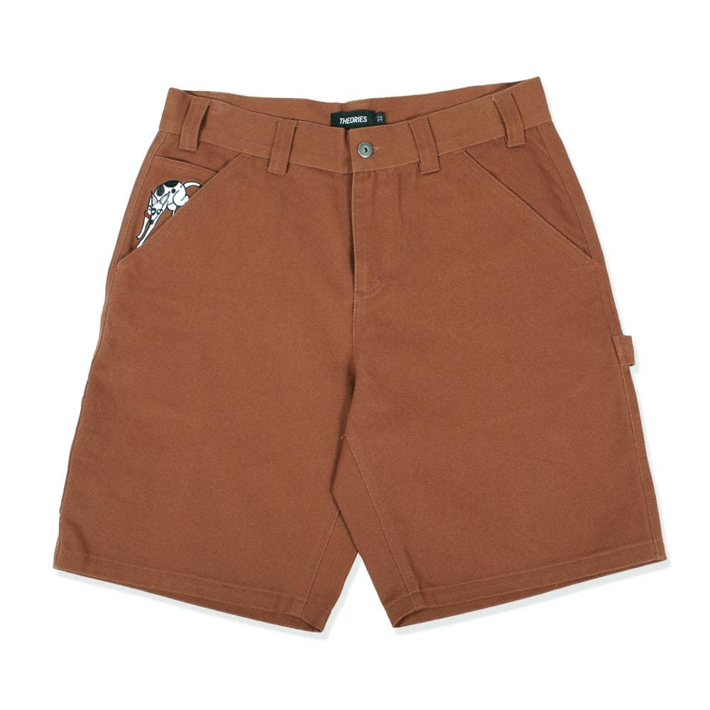 Theories Piano Trap Carpenter Shorts - Tobacco – Palm Isle Skateshop
