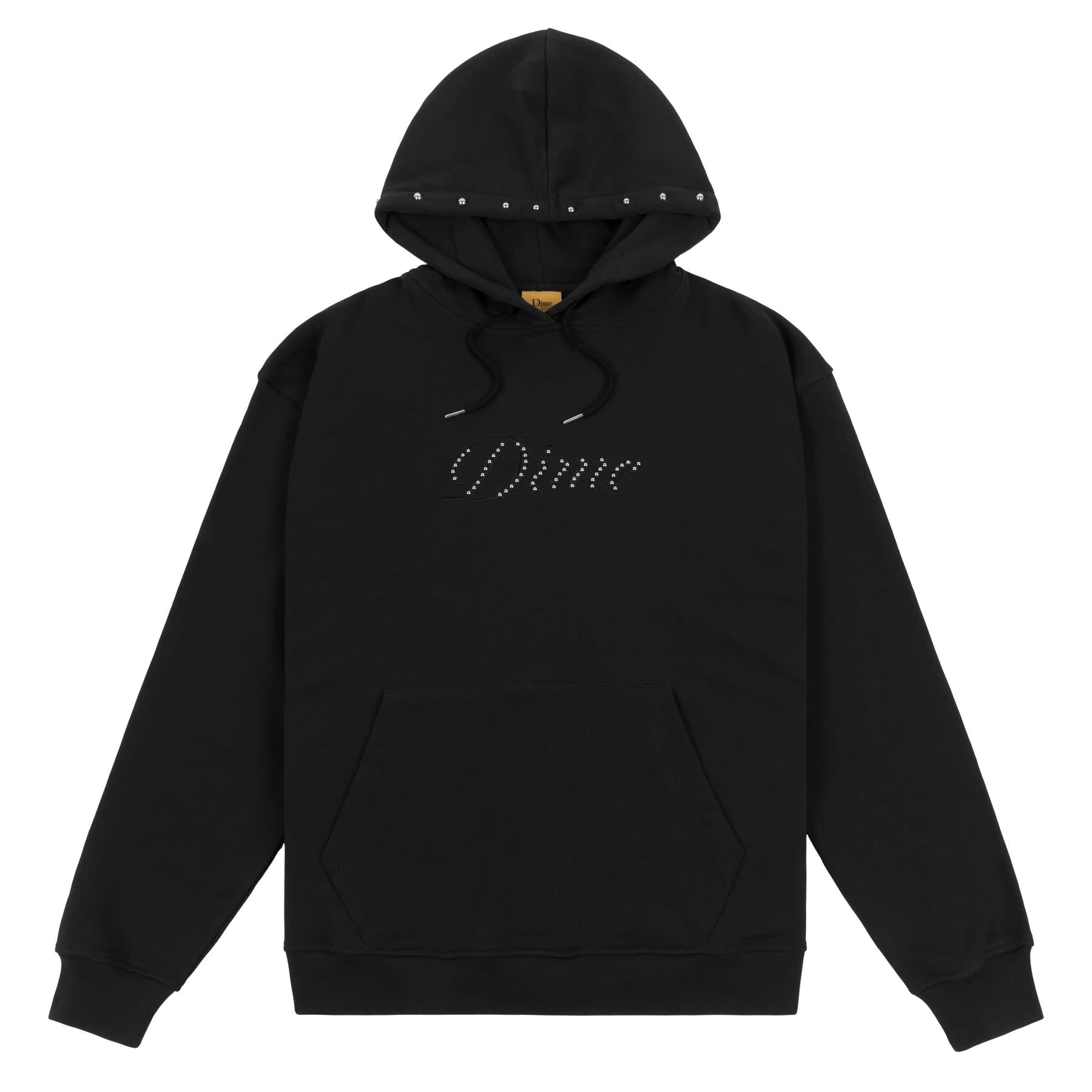 Dime Cursive French Terry Hoodie - Black – Palm Isle Skate Shop